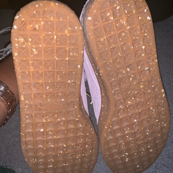 Puma | Shoes | Puma Suede Classic Pink And Gold | Poshmark